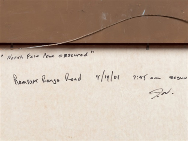 North Face Peak Obscured, Rampart Range Road by Jim Needham on artnet