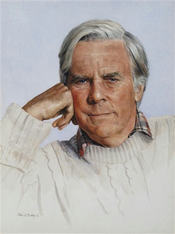 Portrait of the actor, Ian Gillett Carmichael 1920-2010 by John A ...