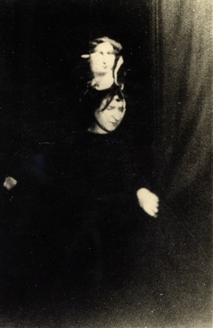 Suite of 6 flashlight photographs by Albert von Schrenck-Notzing, taken ...