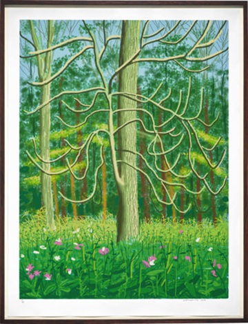 The Arrival of Spring in Woldgate, East Yorkshire in 2011 twenty eleven - 4 May by David Hockney ...