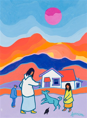 The Treat by Ted Harrison on artnet