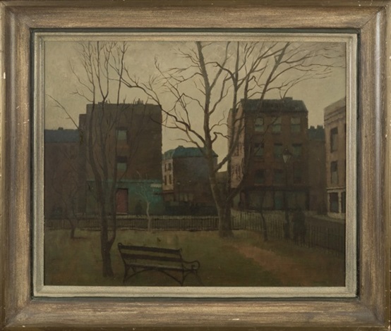 London Street Scene by Harold Workman on artnet