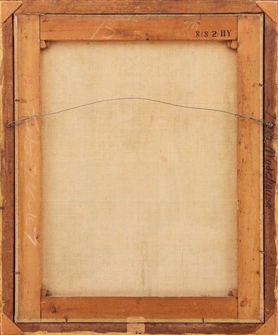 Portrait of Elizabeth Crew, countess of Arran, in a red dress seated on ...