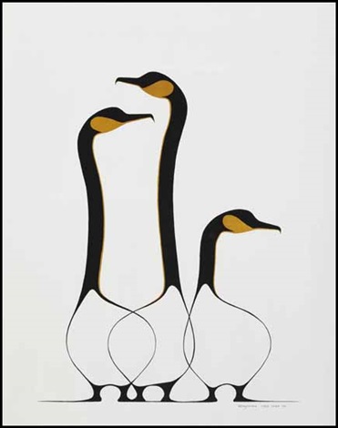 Three Geese by Benjamin Chee Chee on artnet