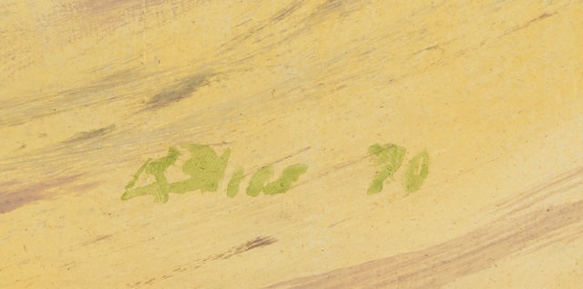 Untitled Beach Scene with Male Figure by Robert R. Bliss on artnet