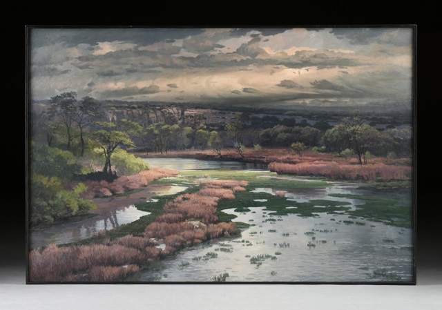Llano River by David Caton on artnet
