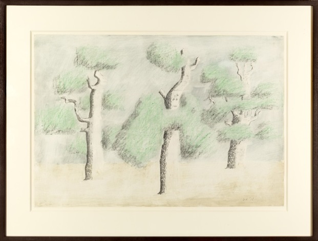 Three Trees with White Trunks by Kenneth Armitage on artnet