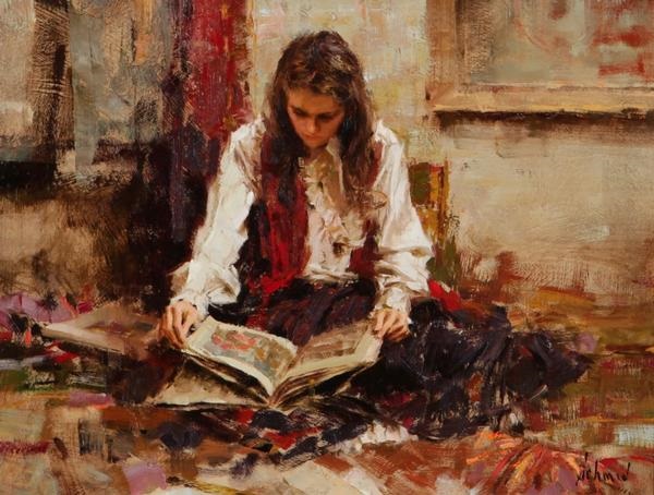 Jamie reading by Richard Alan Schmid on artnet