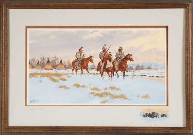 Winter Hunters by Ron Stewart on artnet