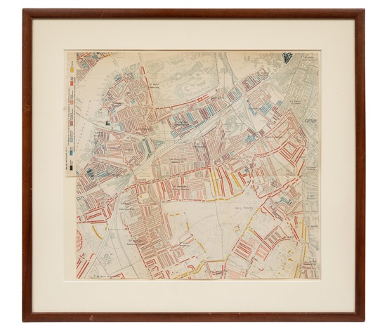 A Poverty Map of Battersea, 1902 by Charles Booth on artnet