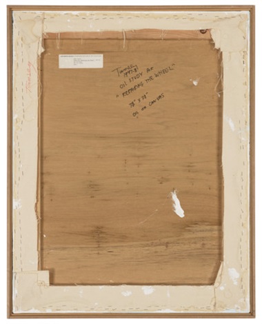 Study for Repairing the Wheel by Mark Tansey on artnet