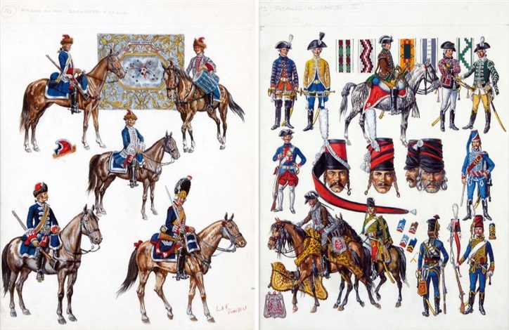 Uniformes et armes soldats 1er Empire 2 works by Fred and Liliane ...