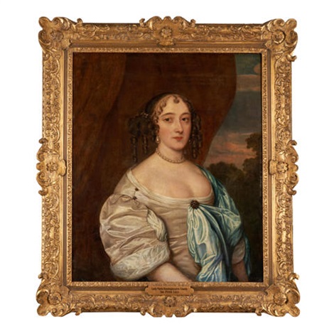 Portrait of Lady Maria Bassingbourne Gaudy by John Michael Wright on artnet