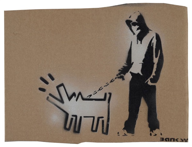 Rap with dogs by Banksy on artnet
