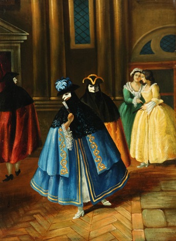 Masqueraders at Carnival 2 works by Pietro Longhi on artnet