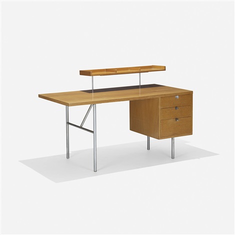 Executive Office Group desk, model 6030F-R and tray, model 4757 by ...