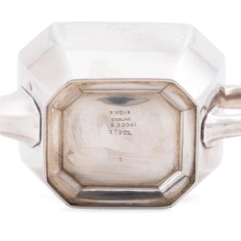 5PC R. WALLACE STERLING HOT BEVERAGE SERVICE by R. Wallace & Sons (Co ...