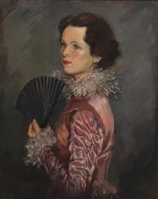 Porträt der Burgschauspielerin Maria Kramer by Alfred Gerstenbrand on ...