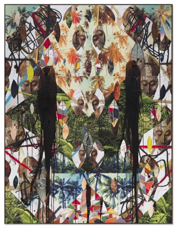 Untitled Escape Collage by Rashid Johnson on artnet