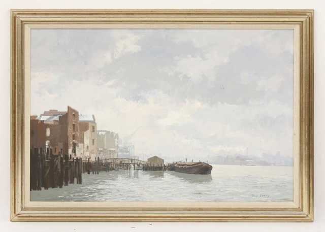 Old wharfs at Rotherhithe by Roy Perry on artnet