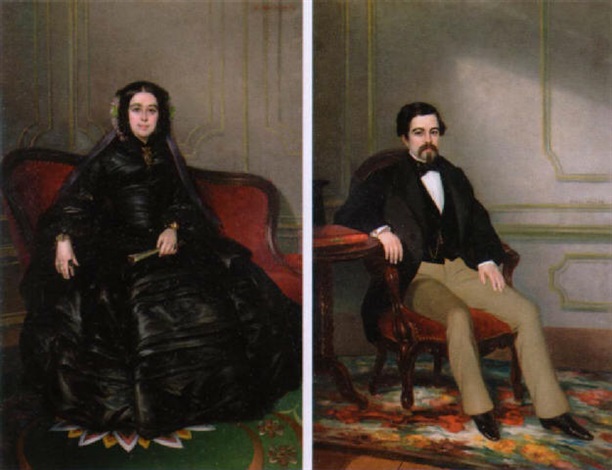 Portrait of an elegant woman by Charles Jean Baptiste Colson on artnet