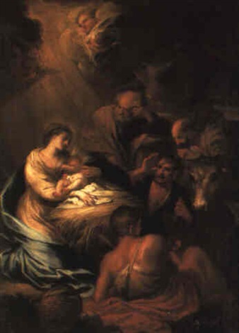 The Adoration of the Shepherds by Giovanni Agostino Ratti on artnet
