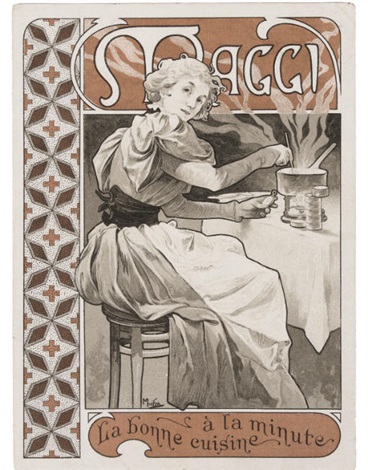 Maggi poster by Alphonse Mucha on artnet