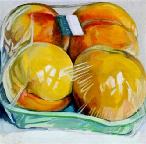 Peaches by Janet Fish on artnet