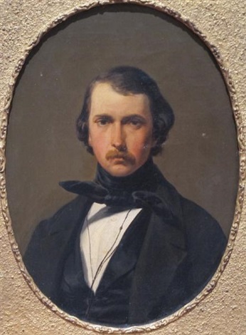 Portrait du peintre Gustave Saltzmann by Charles Caius Renoux on artnet