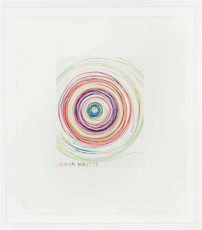 Beautiful exotic stretching itchy spinning void etching, 1995 by Damien ...