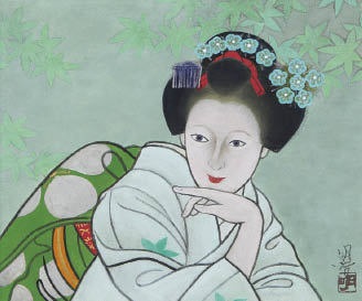 Woman 婦人像 by Meiji Hashimoto on artnet
