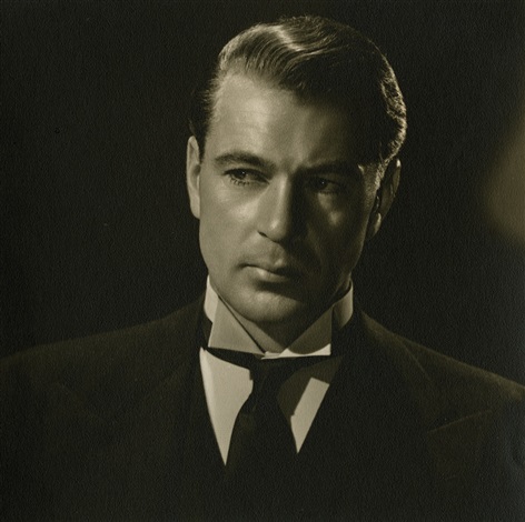 Gary Cooper exhibition portrait by George Hurrell on artnet