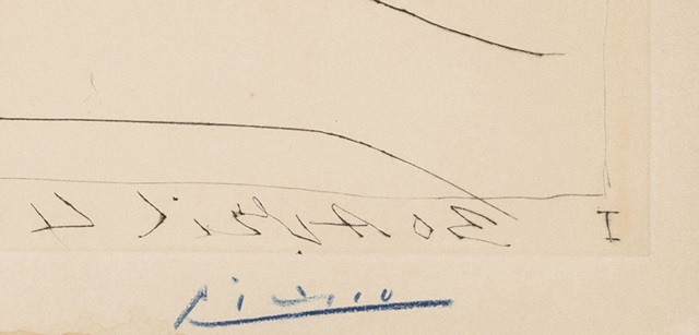 Profil et femme nue by Pablo Picasso on artnet