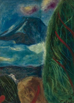 Distant view of Mt. Fuji by Takeshi Hayashi on artnet