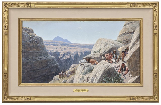 Nest of Rattlesnakes by Henry F. Farny on artnet