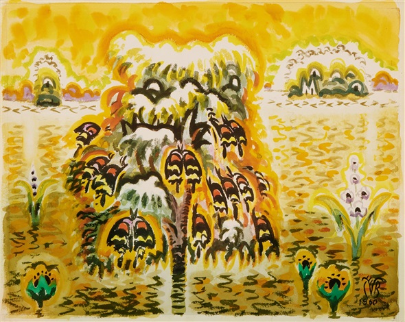 The Butterfly Tree by Charles Burchfield on artnet