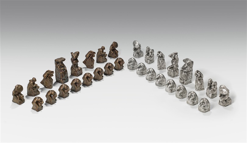 Chess pieces, 32 pieces king, queen, rook, knight, bishop, pawn by ...