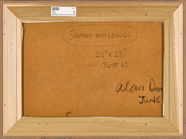 Snakes Lemons by Alan Davie on artnet