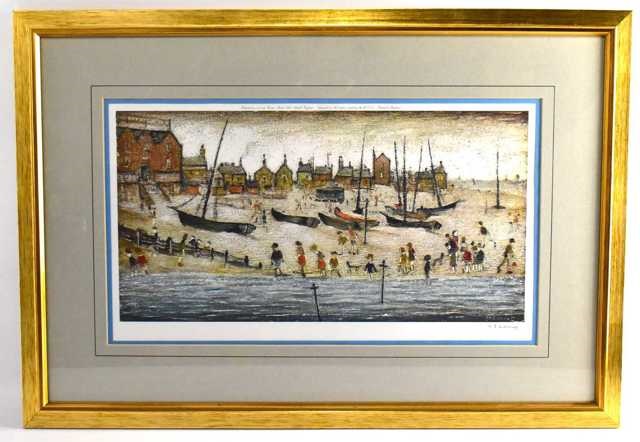 The Beach at Deal by L.S. Lowry on artnet