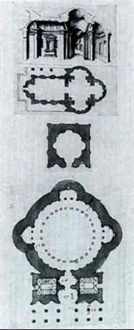 A STUDY OF A LATIN CROSS CHURCH WITH CROSS SECTION AND GROUND PLAN by ...