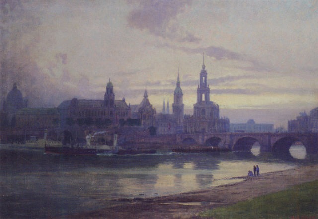 A view of Dresden by Alexander Kircher on artnet