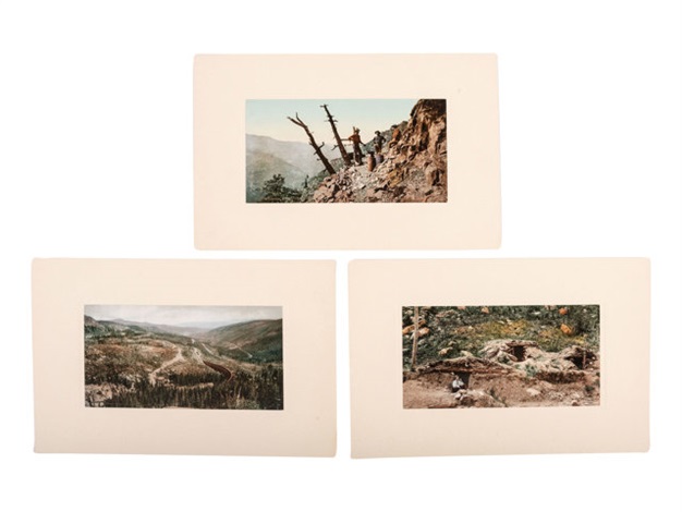 A group of 24 photochrom prints of the Western United States, incl ...