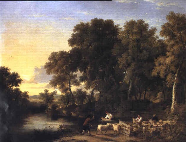 SHEEP DIPPING AT THORPE by James Stark on artnet