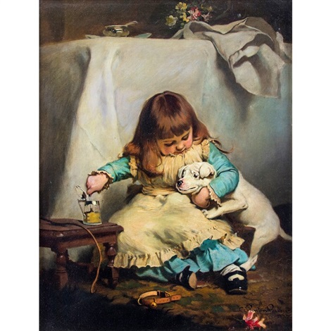 Once bit twice shy by Charles Burton Barber on artnet