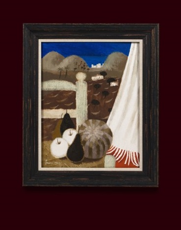 Still Life with Melon and Palm Trees by Mary Fedden on artnet