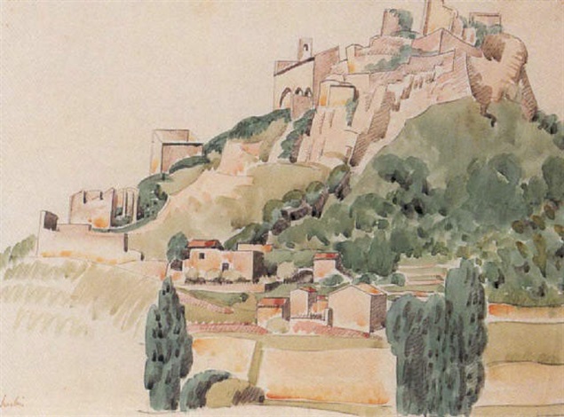 Paysage de céret by Auguste Herbin on artnet