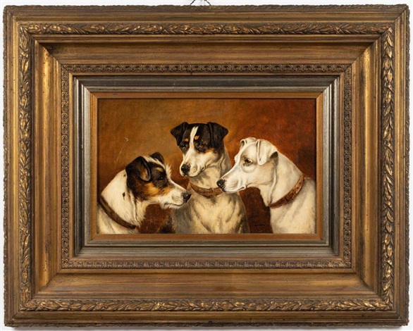 THREE TERRIERS by Alfred Wheeler on artnet