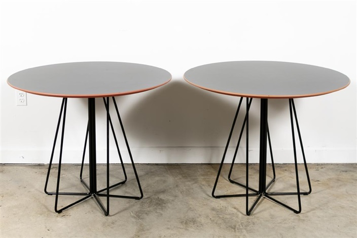 Pair, Vignelli Designs for Knoll Paper Clip Tables by Lella and Massimo ...