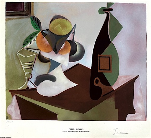 Nature morte au citron et aux oranges by Pablo Picasso on artnet