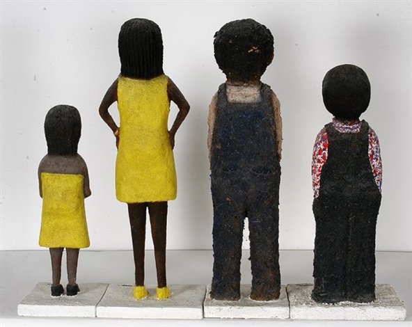 Man With Wife and Children by Archie Byron on artnet